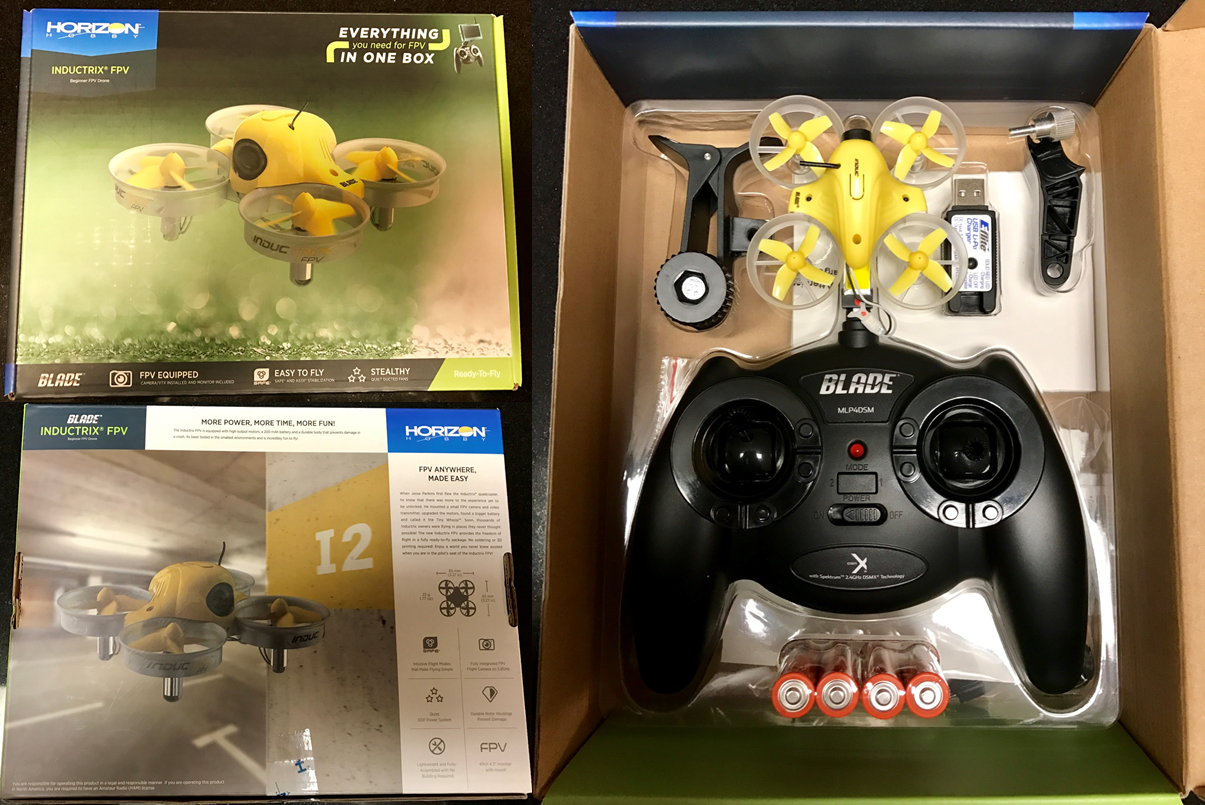 Blade Inductrix FPV a Tiny Whoop in a Box - Half Chrome Drones