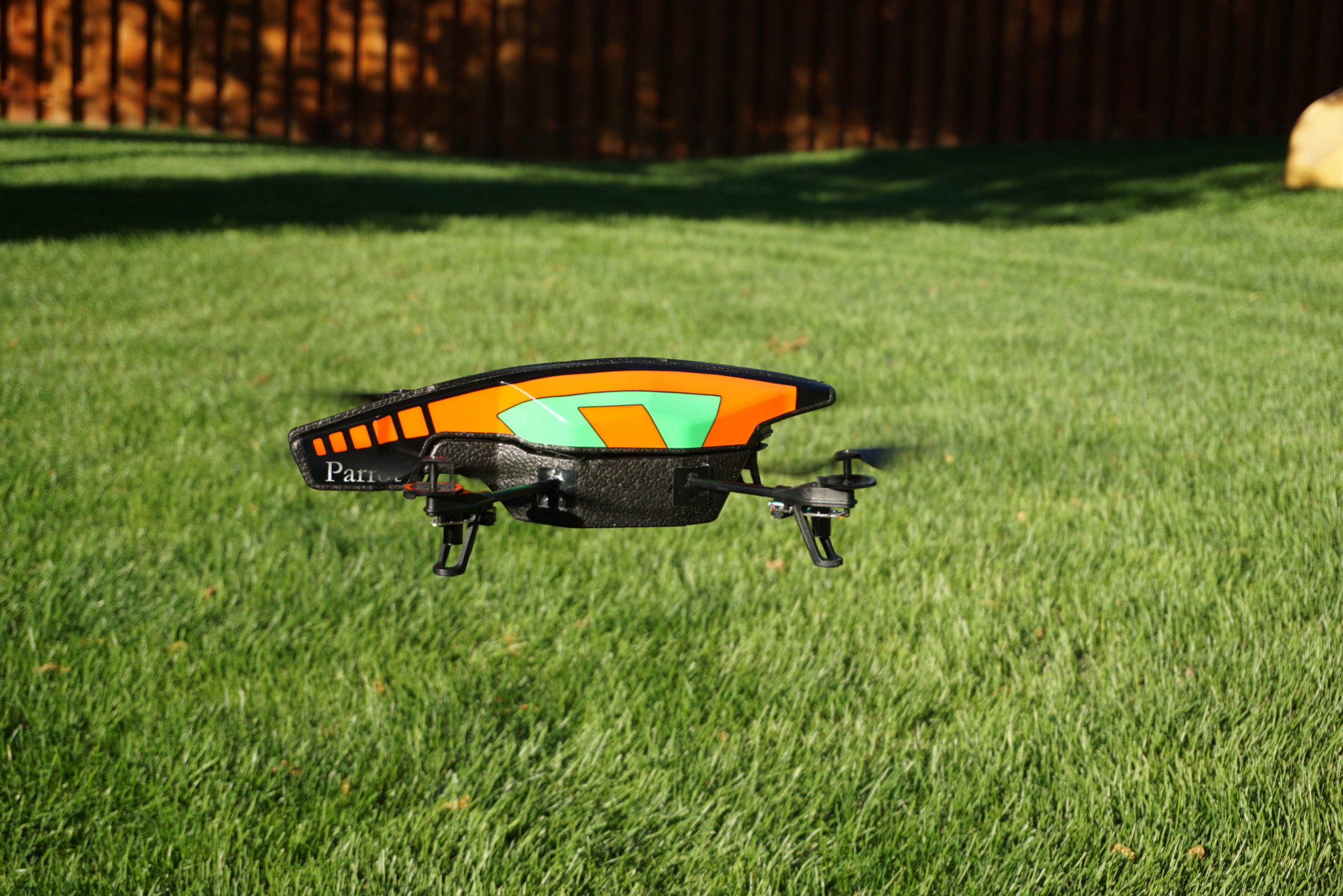 Fly Parrot AR Drone 2.0 for a Unique Flying Experience - Half Chrome