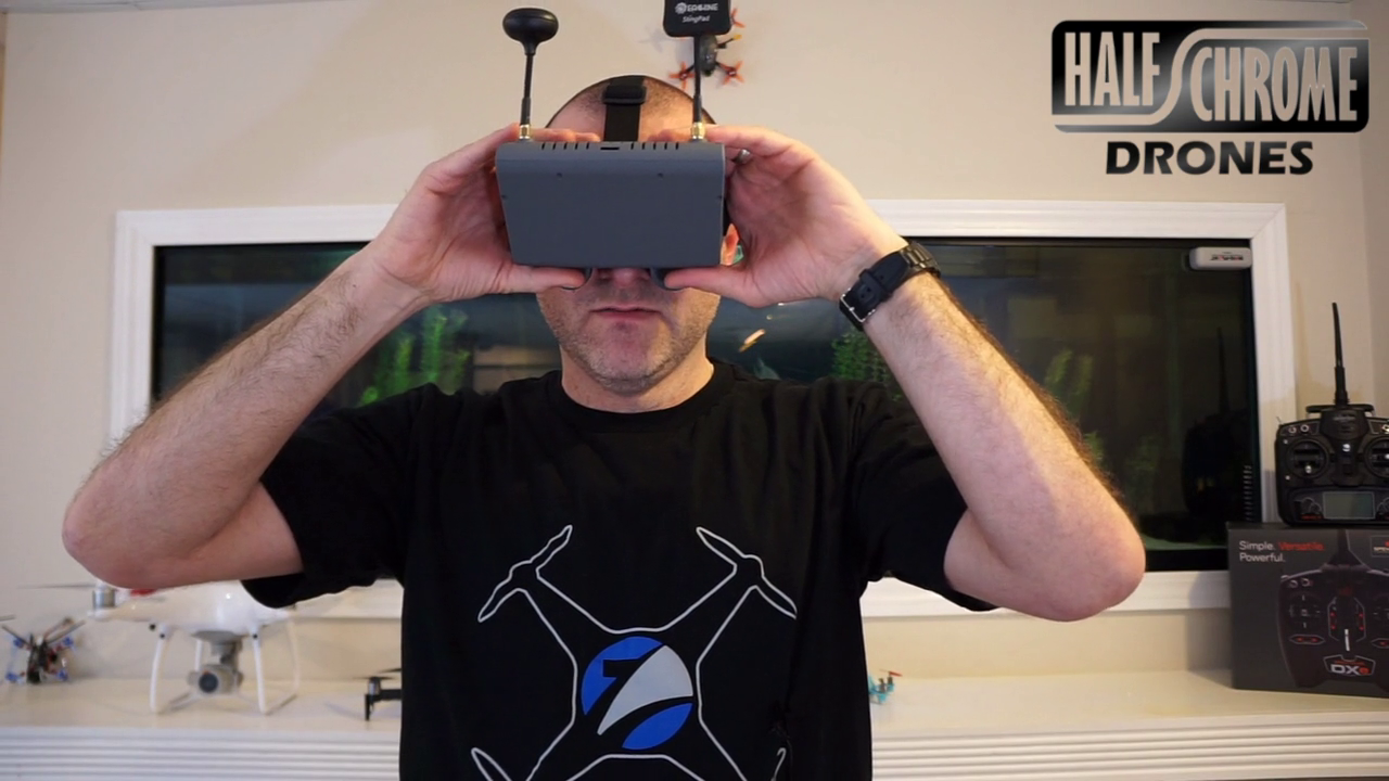 Eachine EV900 FPV Goggles - Half Chrome Drones