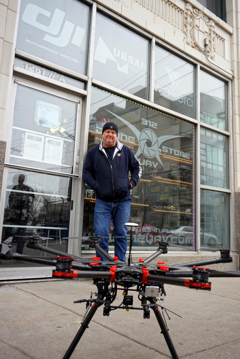 312UAV Drone Store Half Chrome Drones